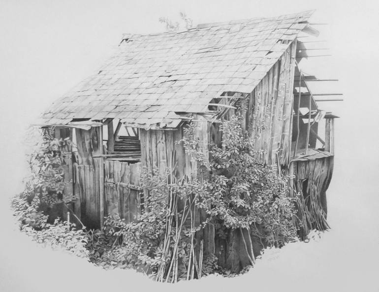 Here Today, Gone Tomorrow Drawing by Mark Schofield | Saatchi Art