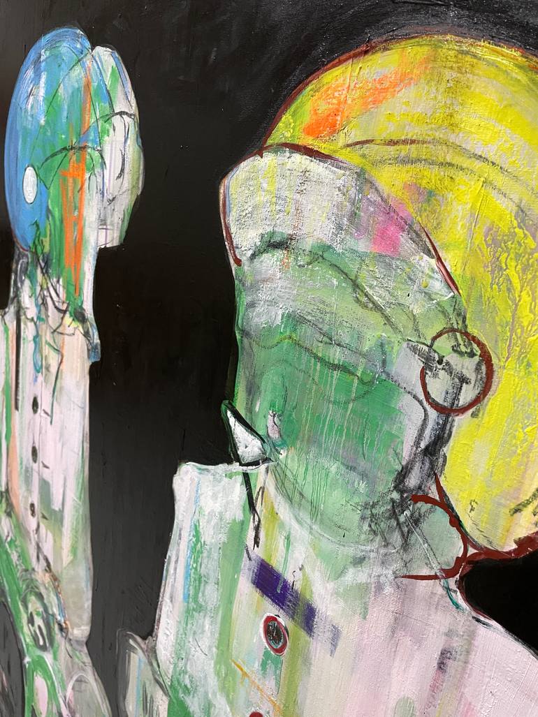 Dju Take Your Floating Pills? Painting by Borg de Nobel | Saatchi Art