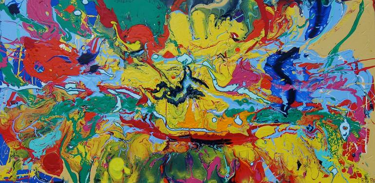 Electric Steel Painting by Ray Paul | Saatchi Art