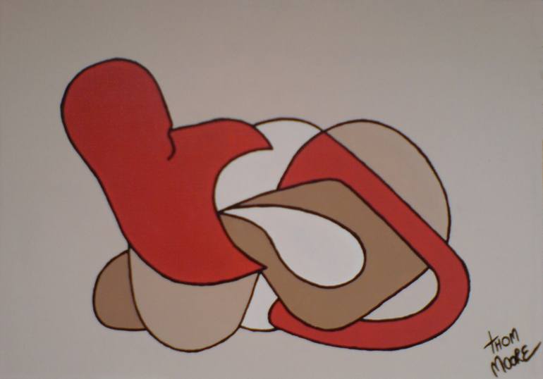 Twisted Man I Painting by Thom Moore | Saatchi Art