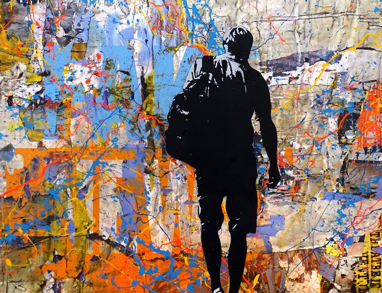 Tehos - The Traveler - N11 Painting by Tehos Frederic CAMILLERI ...