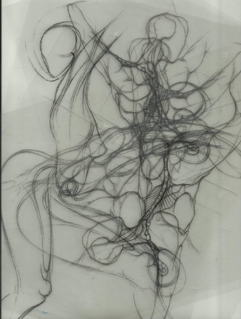 Figurative Composition III Painting by Aaron Heywood | Saatchi Art