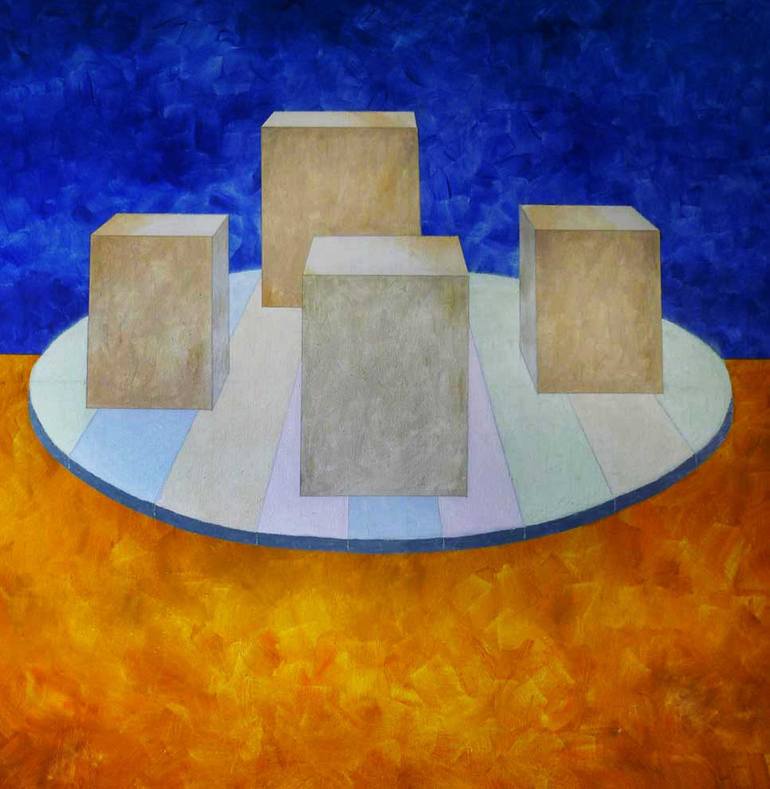 The Hepworth Maidens Painting by Terry Buchanan | Saatchi Art