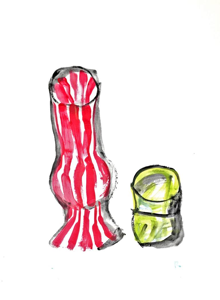 Opposites Attract Drawing by laura robinson | Saatchi Art