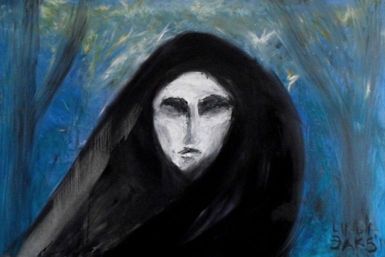 She-wolf Painting by Linda Jaks | Saatchi Art