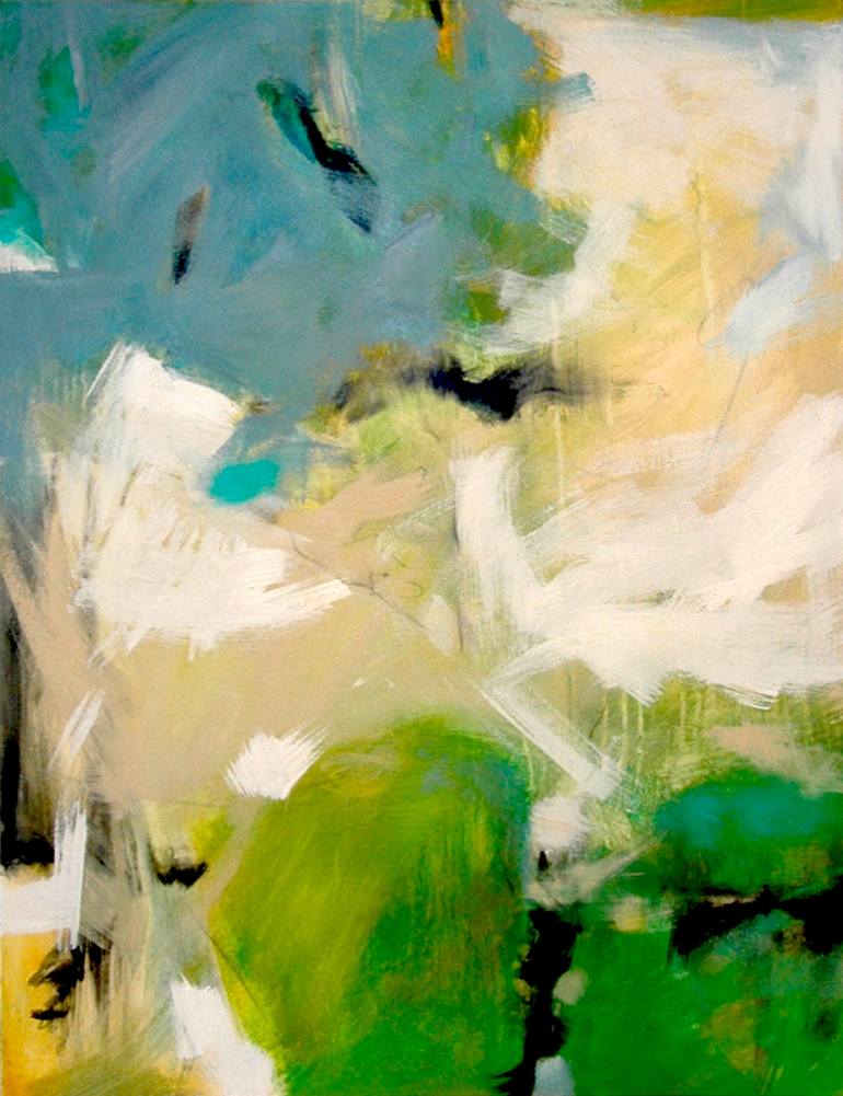Spring Leaves Painting by Ann Shogren | Saatchi Art