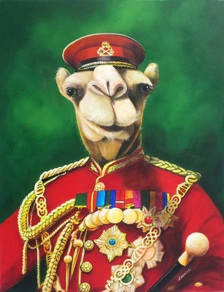 colonel Painting by Lucjan Albin Lawnicki | Saatchi Art