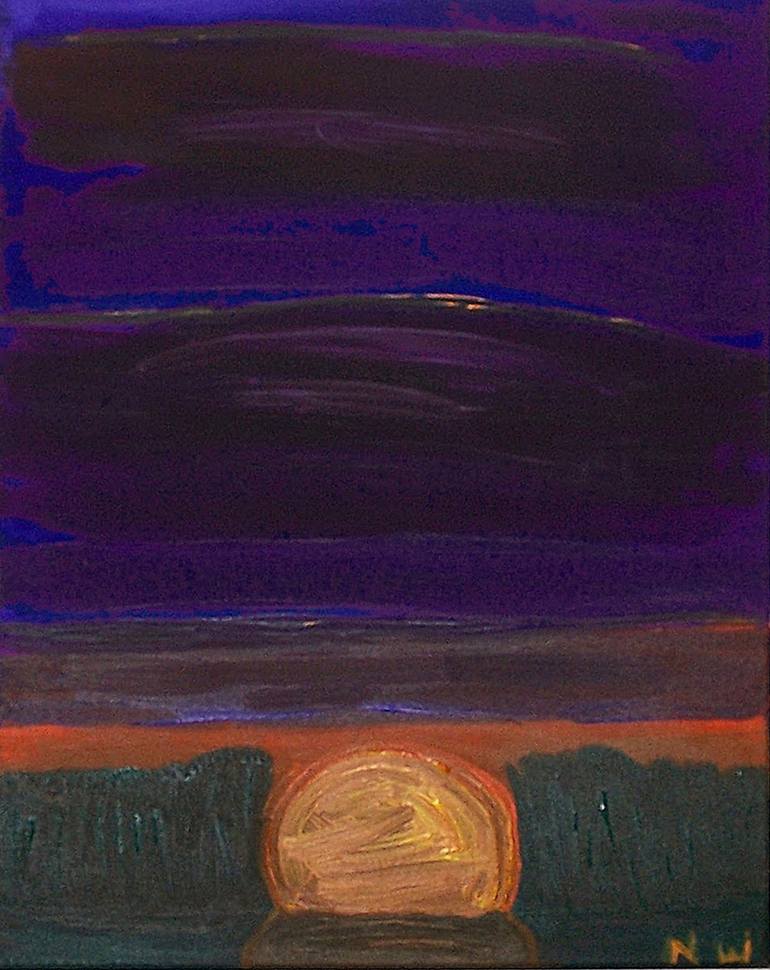 SUN Painting by Naomi Wheeler | Saatchi Art