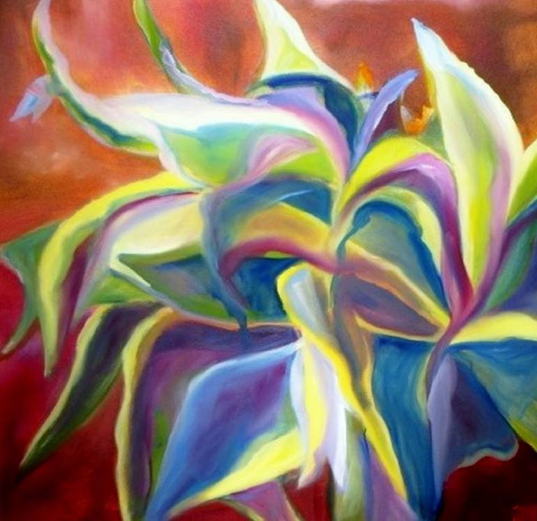 Blue Agave Painting