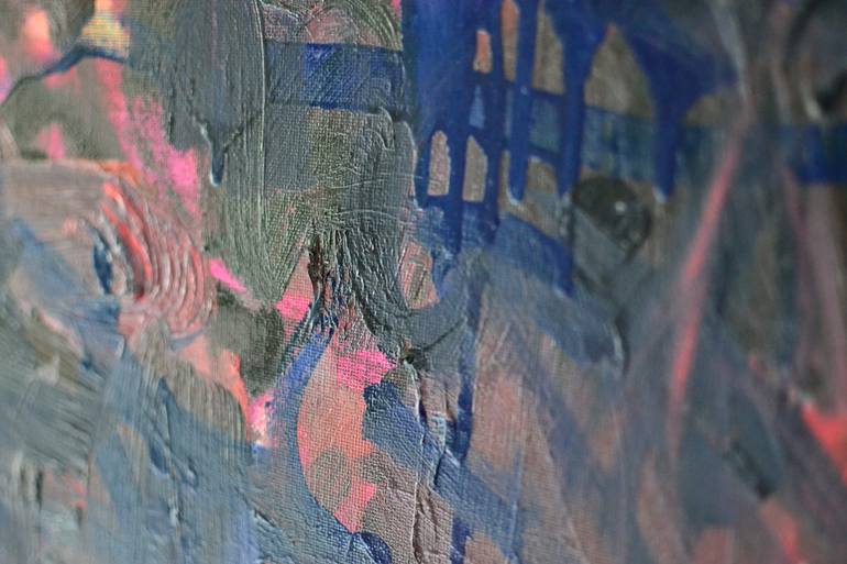 Dusky Pink Sky Wood Painting by Marius Hoffmann | Saatchi Art