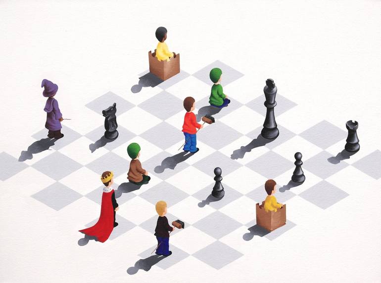 The Move Painting by Scott Carruthers | Saatchi Art