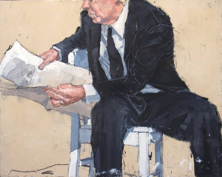 So What (sold) Painting by Jim Bourke | Saatchi Art
