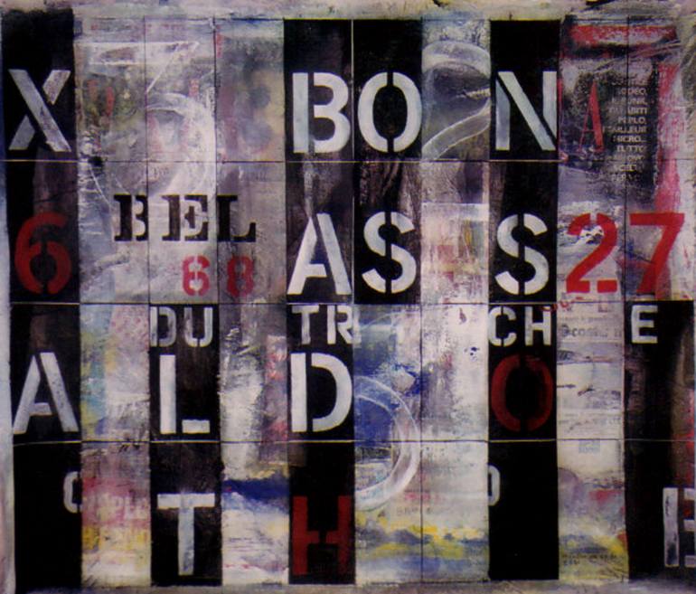 Fosiles Urbanos XlX Painting by Hector De Anda | Saatchi Art