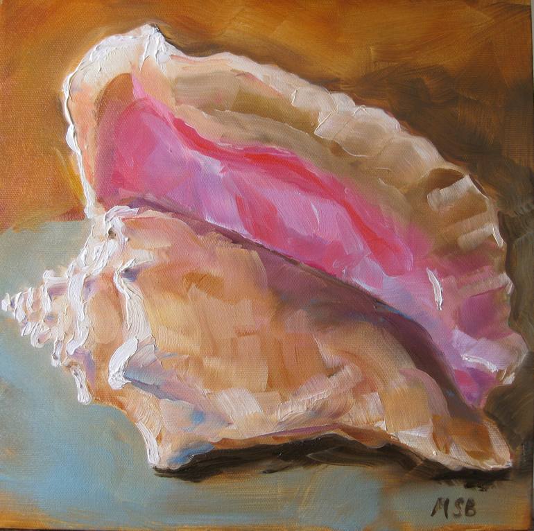 Conch Painting by M Susan Broussard | Saatchi Art