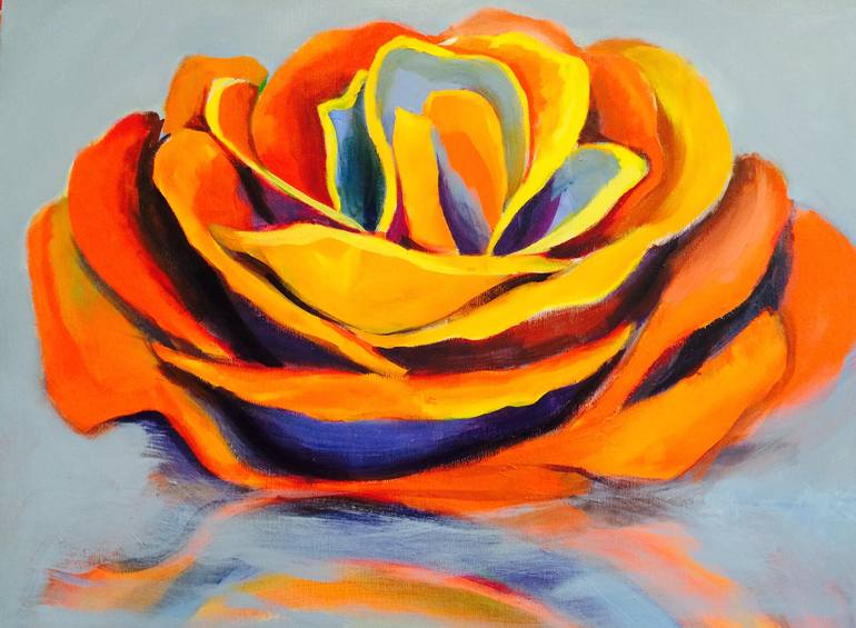 Rose Painting by M Susan Broussard | Saatchi Art