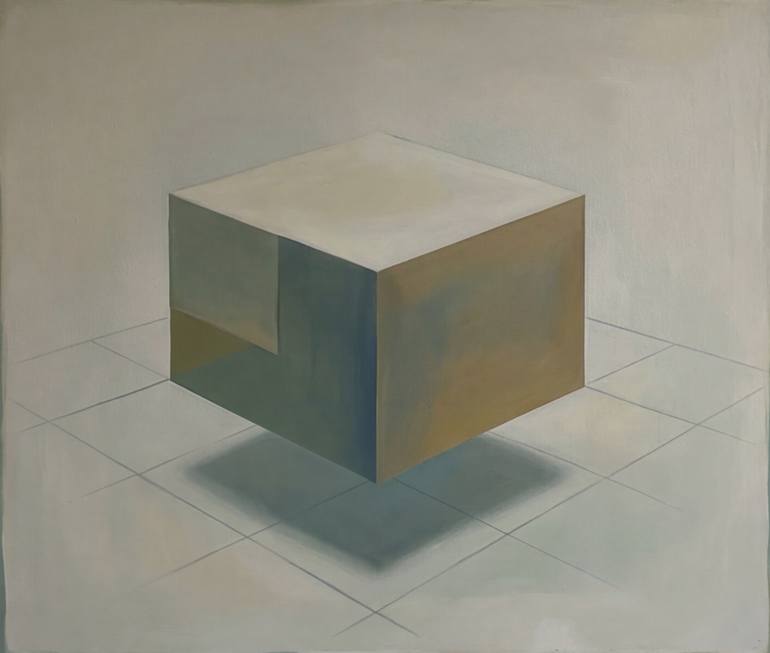 Fading Geometry Into Atmosphere Painting by Irina Krassilova | Saatchi Art