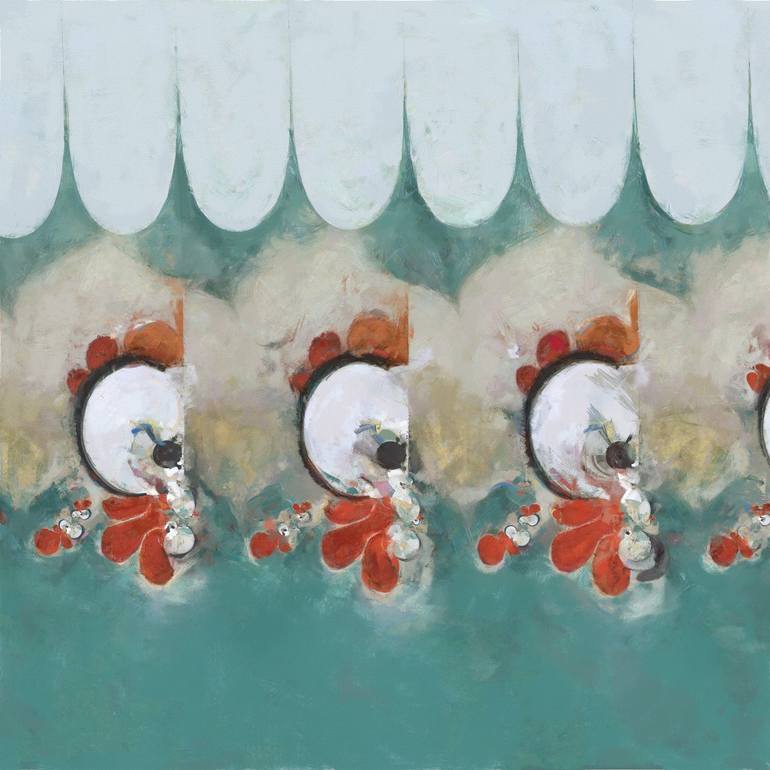 [37417] Preview of the egg's vow Painting by Luis Peiro | Saatchi Art