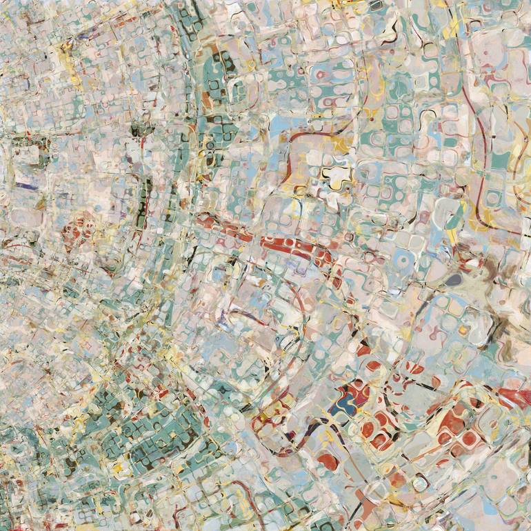 Truchettown of dismantled roads Painting by Luis Peiro | Saatchi Art