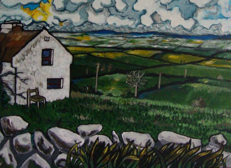 view of West Limerick from The Rambling House,Knockfierna, Co. Limerick ...