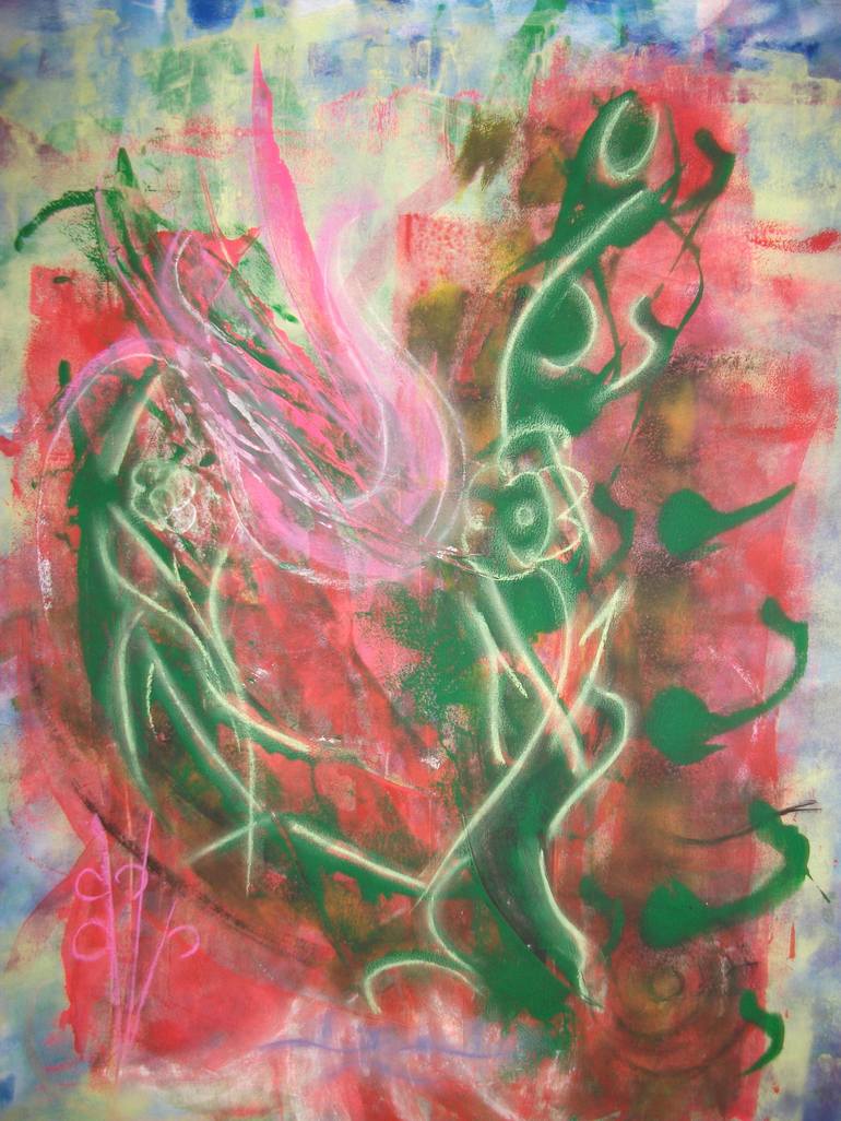 tulip Painting by Esther van Dam | Saatchi Art