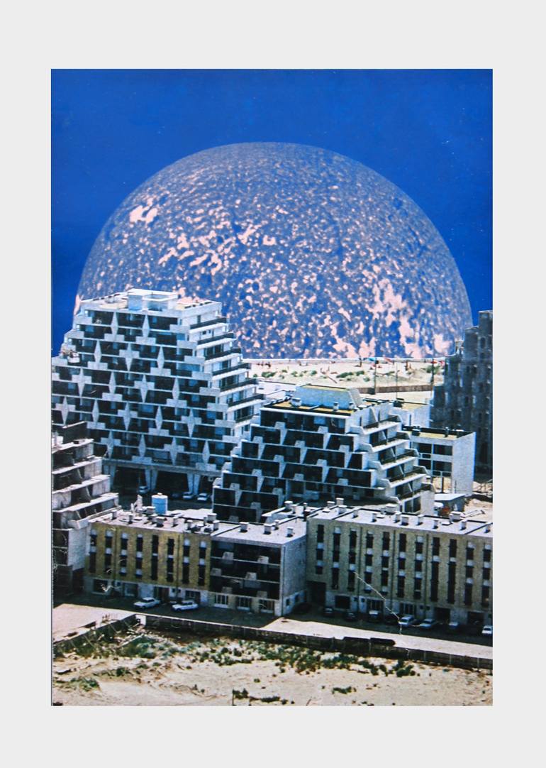 La Grande Motte Collage by Erwan Soyer | Saatchi Art