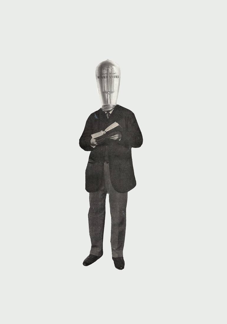 Le père Collage by Erwan Soyer | Saatchi Art