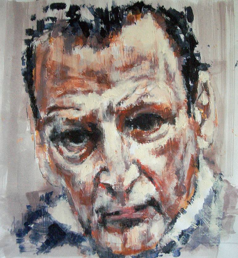 Lucian (1922-2011). Painting by Dan Gwinnett | Saatchi Art