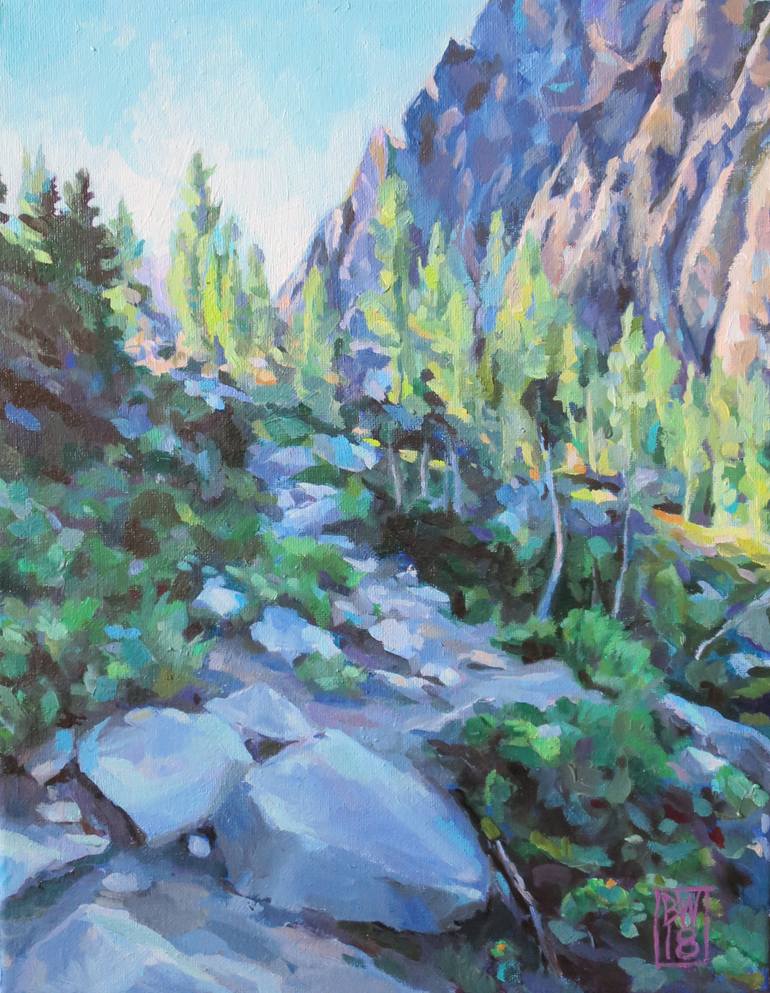 Looking Forward, Looking Back Painting by Beth-Ann Wilson | Saatchi Art