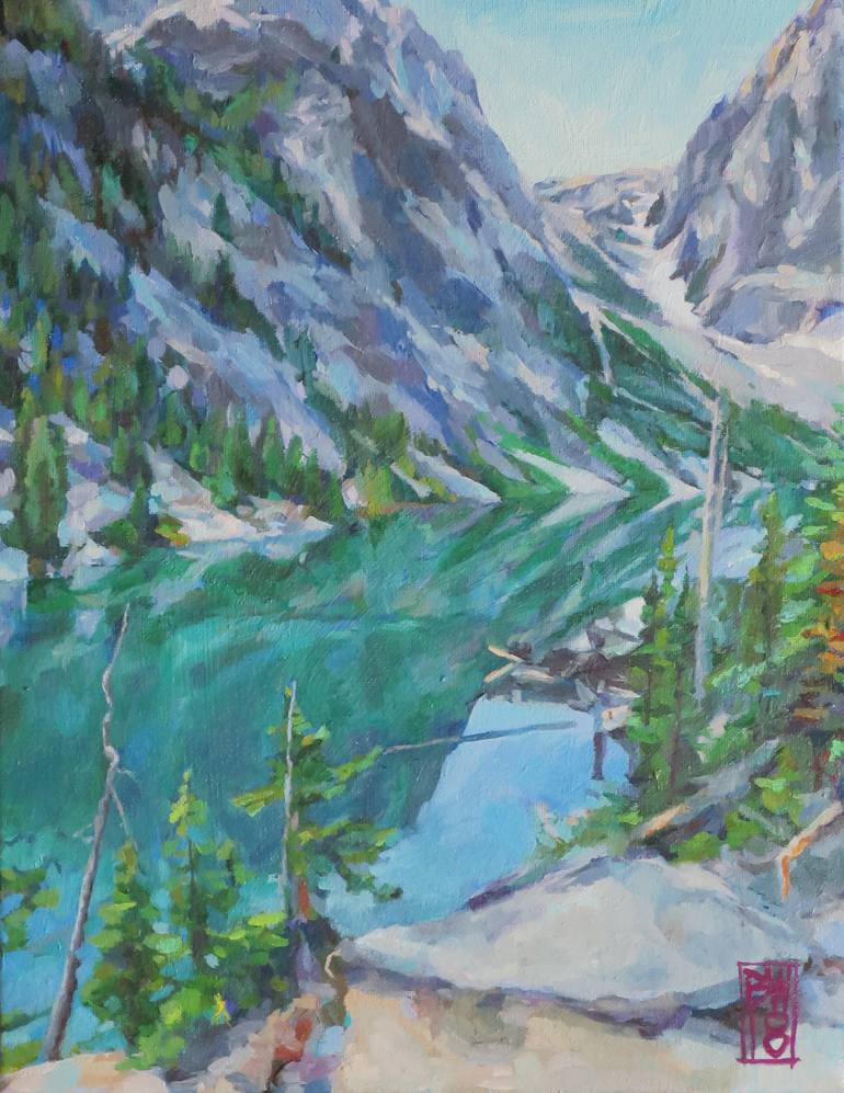 Pass Reflection Painting by Beth-Ann Wilson | Saatchi Art