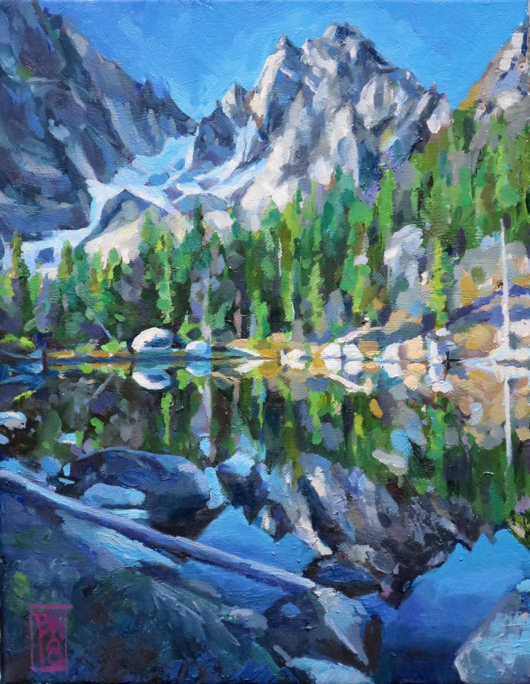Quiet Reflection Painting by Beth-Ann Wilson | Saatchi Art