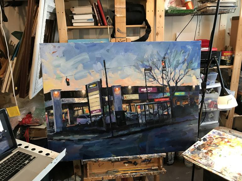 Fayette and Highland Painting by Beth-Ann Wilson | Saatchi Art