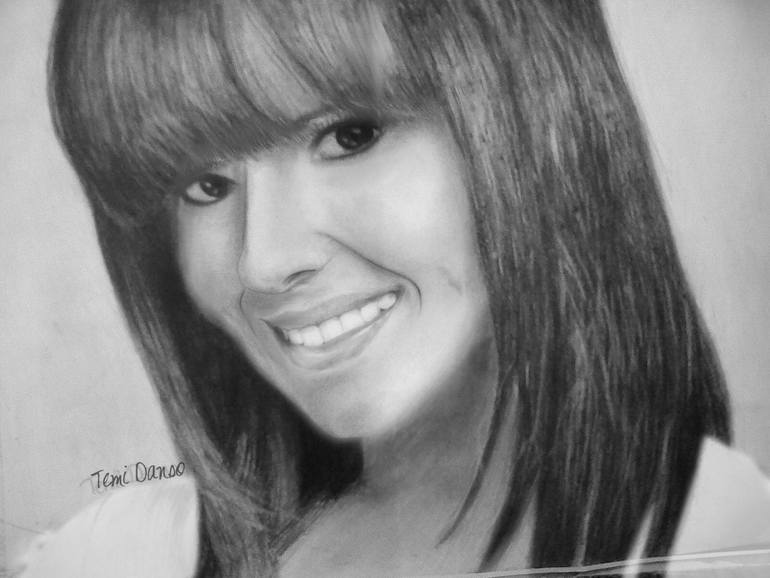 Cheryl Cole Drawing Drawing by Temi Danso | Saatchi Art
