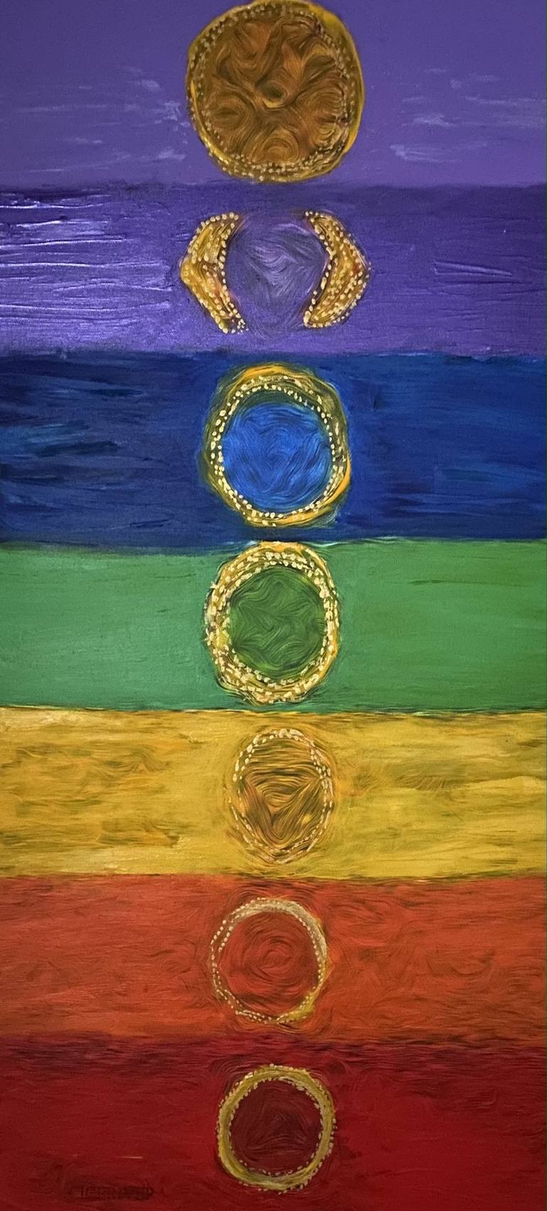 Chakras Transformation Painting by Cice Rivera | Saatchi Art