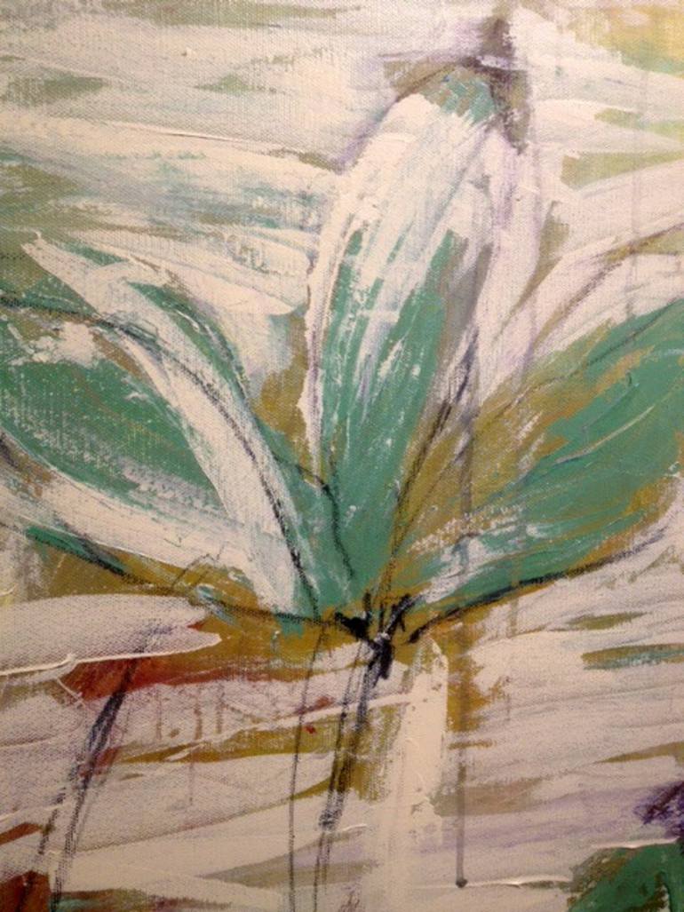 aztec flower Painting by candace mcgarry | Saatchi Art