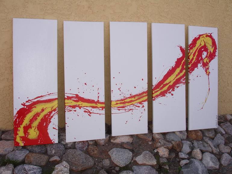 The Red Dragon by Robert Rodriguez Painting by Robert Rodriguez ...