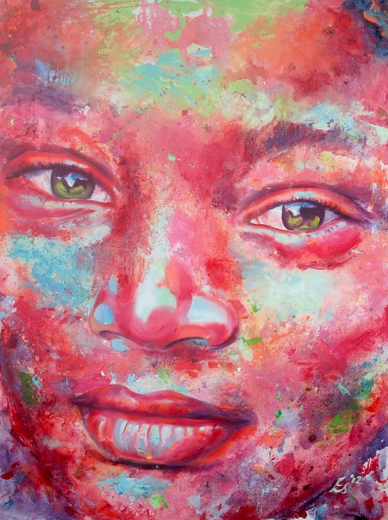 SOLD- Marley Painting by Esther Griffith | Saatchi Art