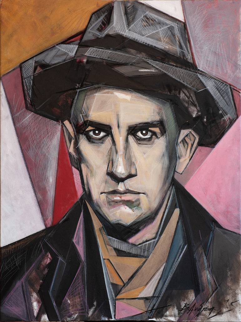 The Russian poet «Vladimir Mayakovsky» Painting by Vangelis ...