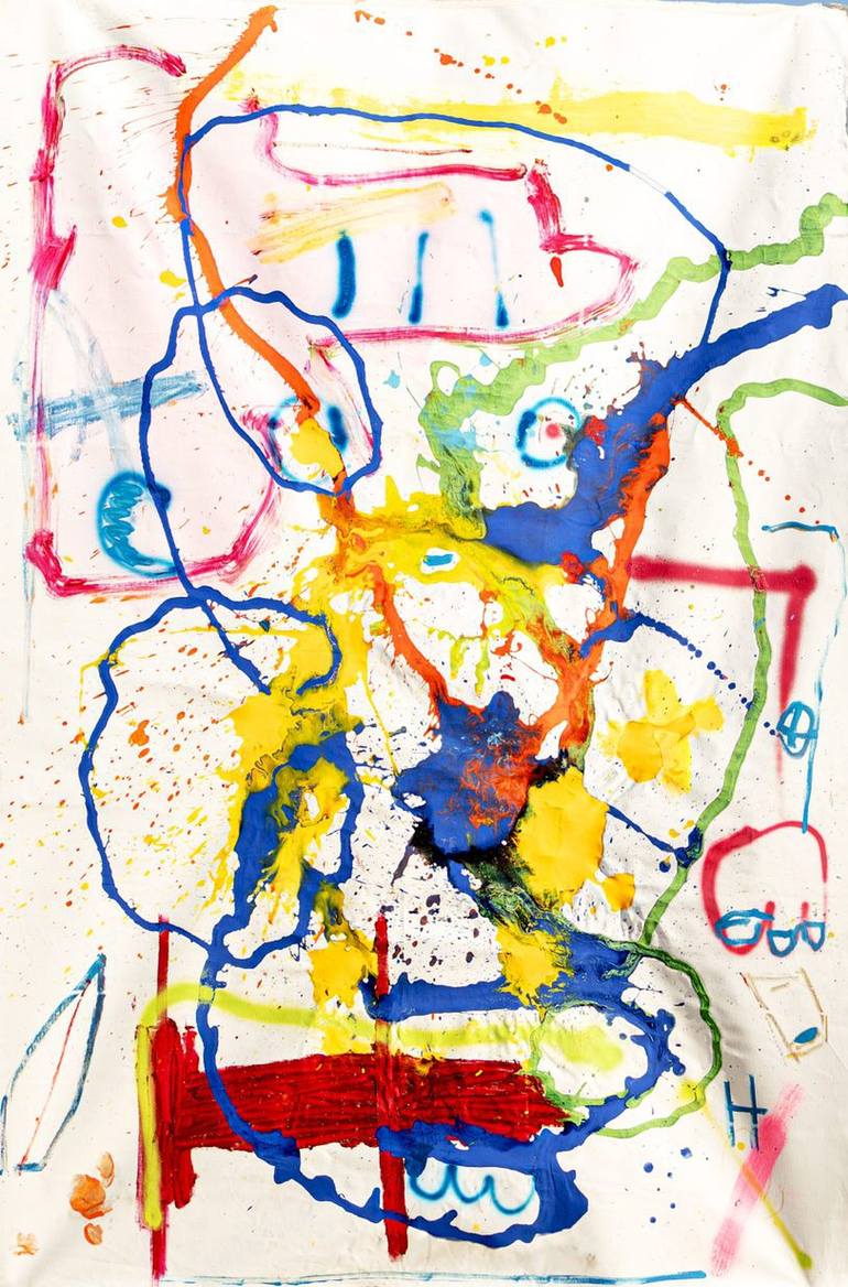 The Bright Creature Opens the Gate Painting by Serhio Lichi | Saatchi Art
