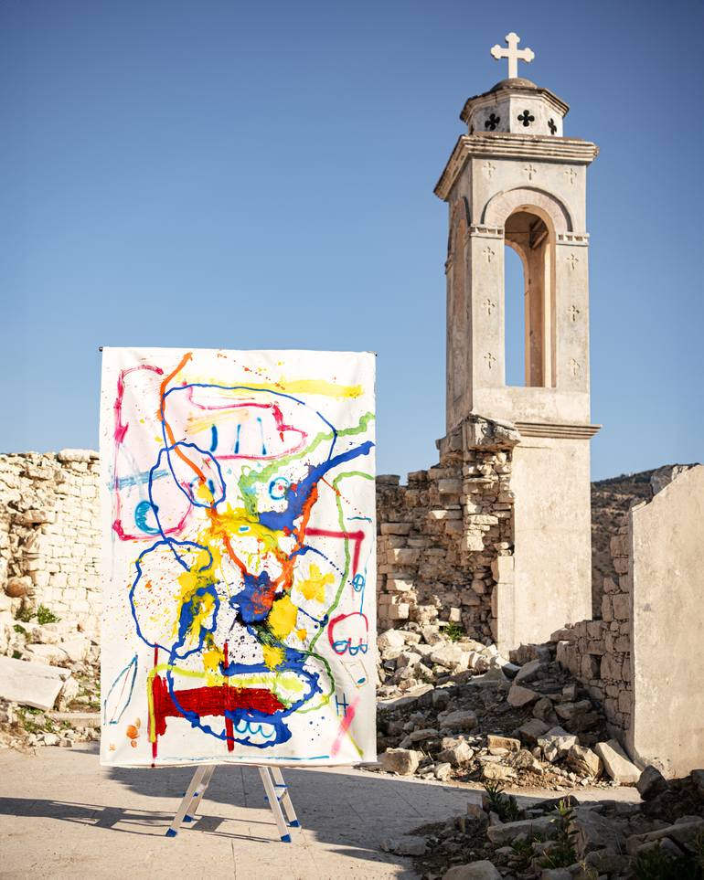 The Bright Creature Opens the Gate Painting by Serhio Lichi | Saatchi Art