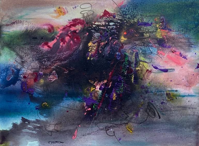Valcano Painting by Voskan Galstian | Saatchi Art