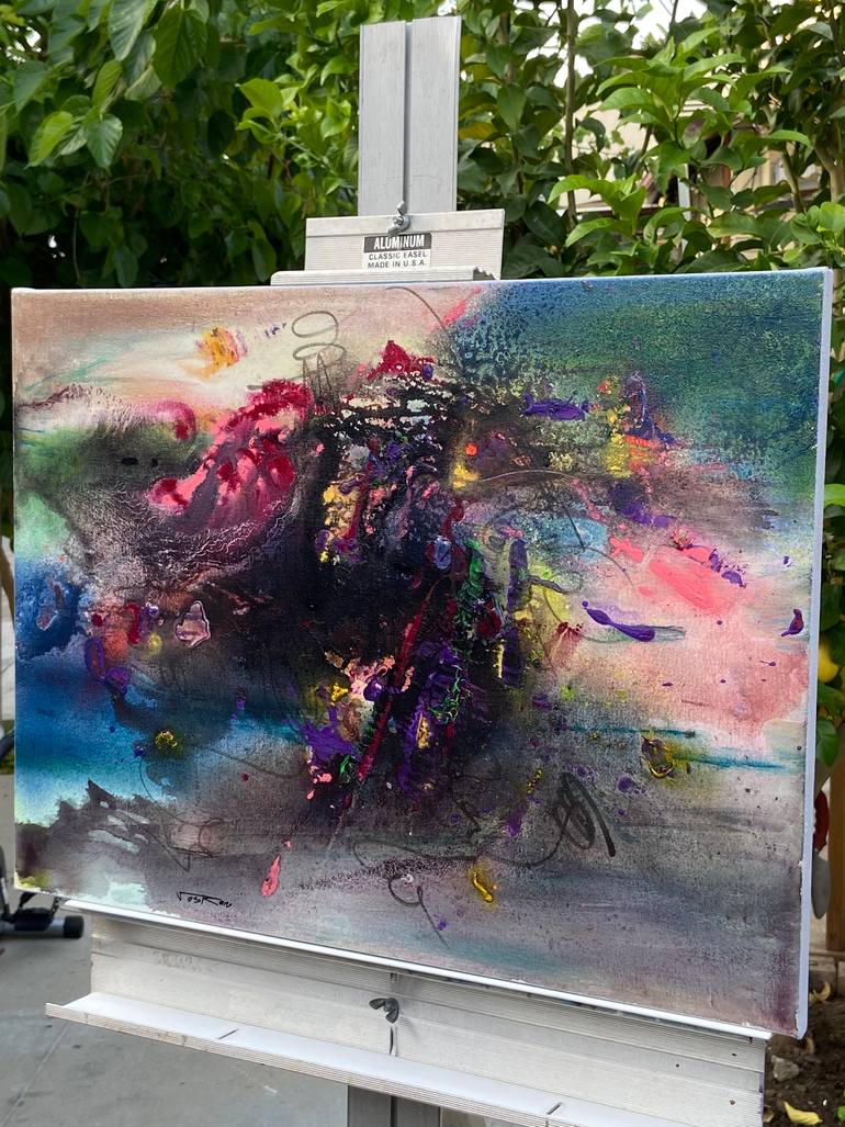 Valcano Painting by Voskan Galstian | Saatchi Art