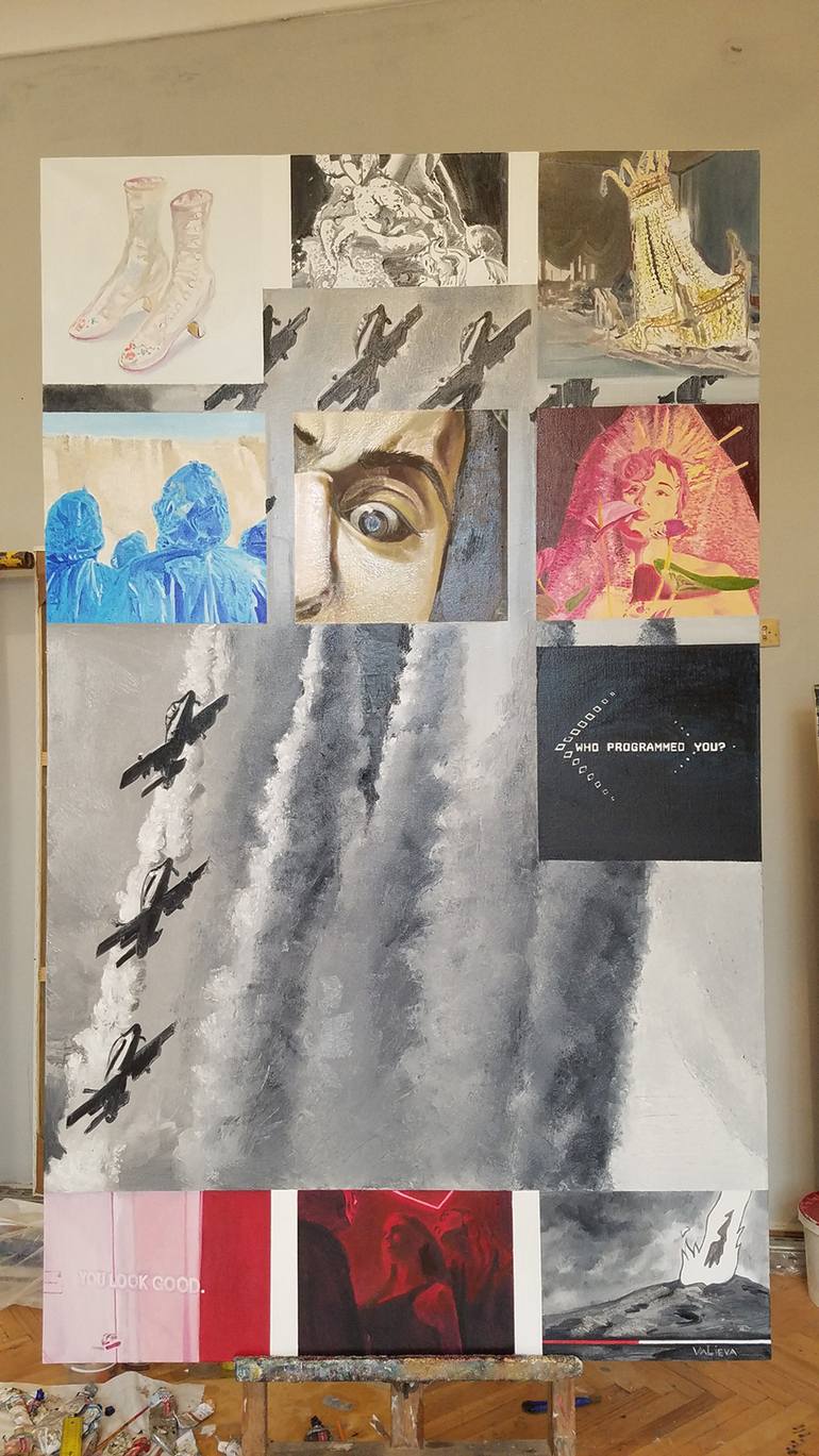 The art of digital communication Painting by Anna Valieva | Saatchi Art