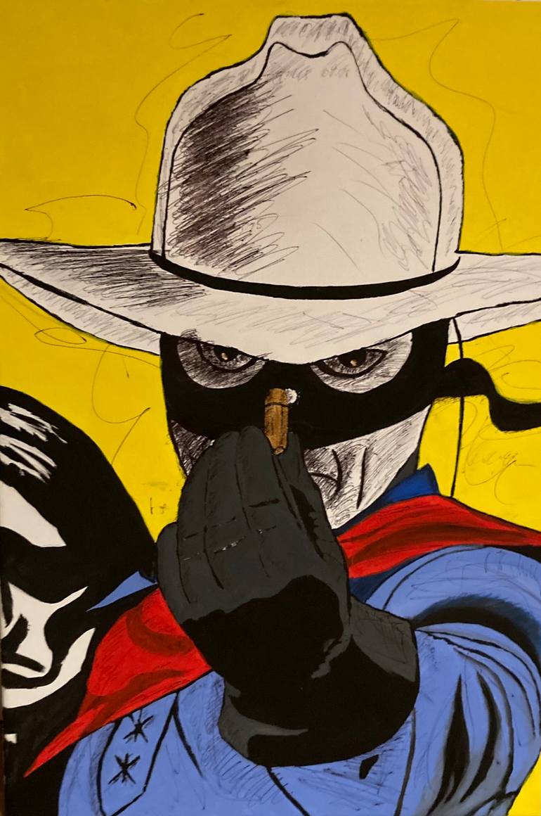 Lone Ranger Painting by Guido Sichelschmidt | Saatchi Art