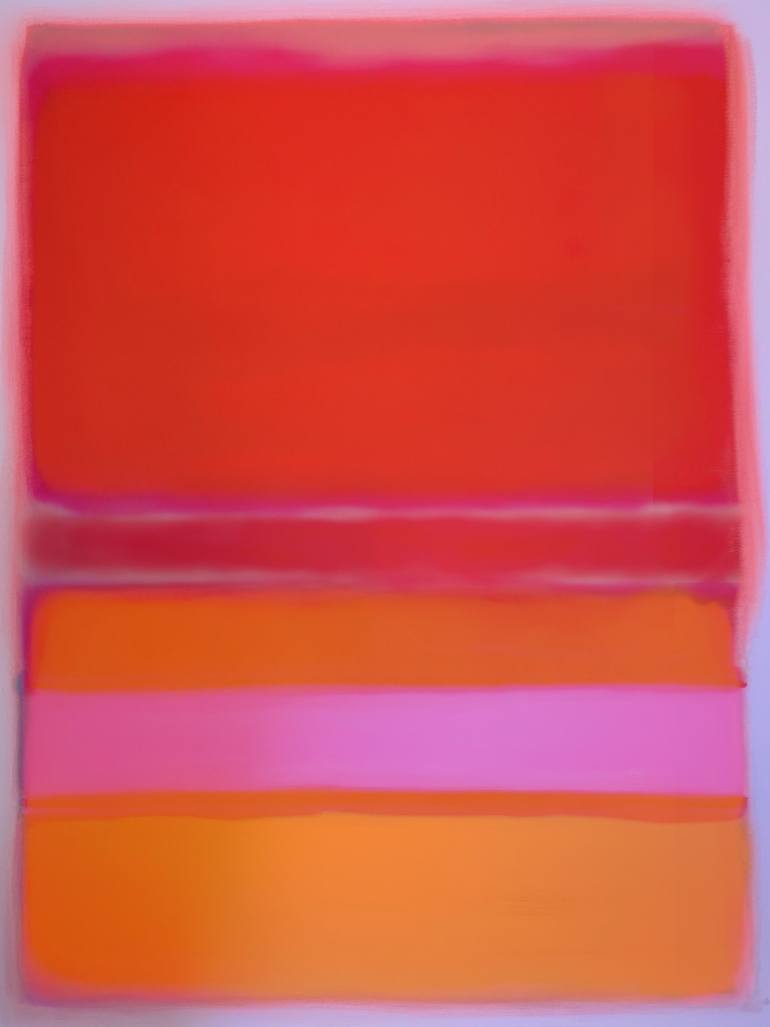 Candy Sunset Color Field 5 - 48x36 custom Rothko inspired Painting by ...