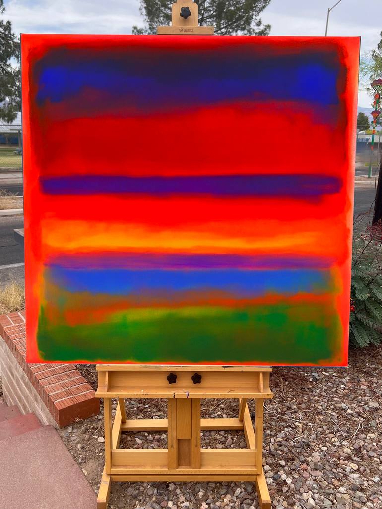 Ships rolled Mark Rothko Inspired - Original Painting by Robert Erod ...