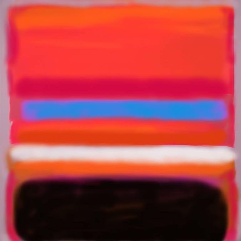 .Sunset . Aura - Mark Rothko Inspired Painting by Robert Erod | Saatchi Art