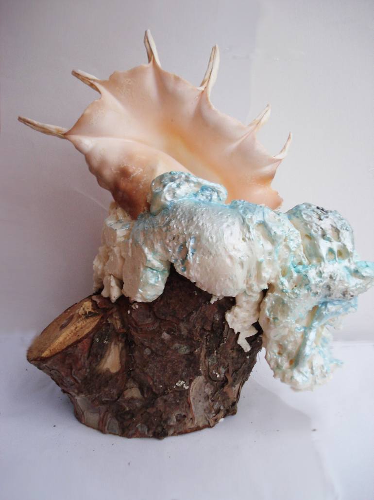 Trophy-Shell/Pearl/Stump Sculpture by Matt Gee | Saatchi Art