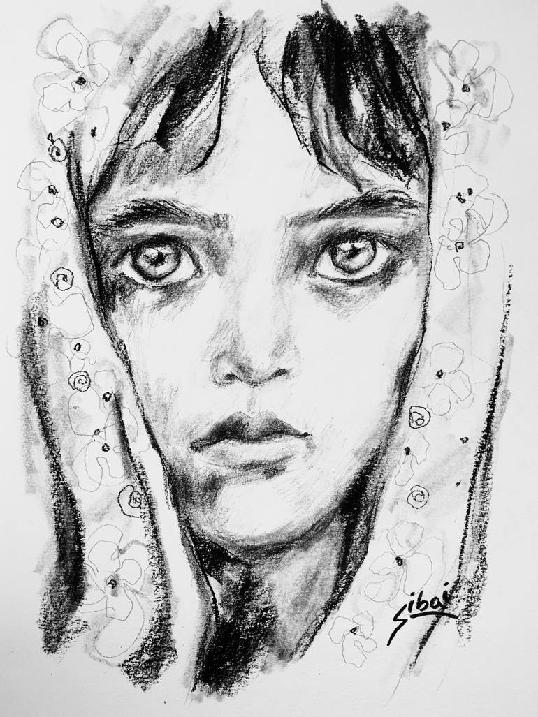 Child from Syria! Drawing by Suhair Sibai | Saatchi Art