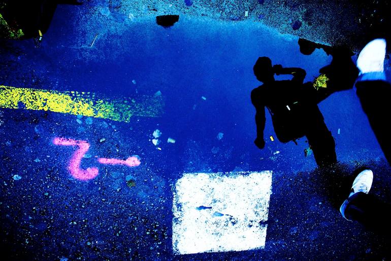 -2 Puddle people Photography by Mario Scattoloni | Saatchi Art