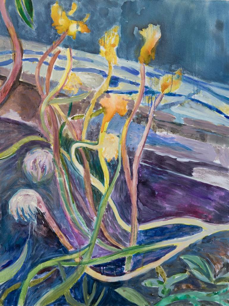 Wildflowers Painting by Stefanie Trow | Saatchi Art